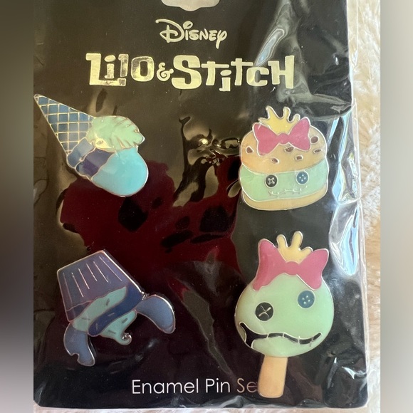 Disney | Accessories | New Disney Lilo Stitch Enamel Pin Set | Poshmark